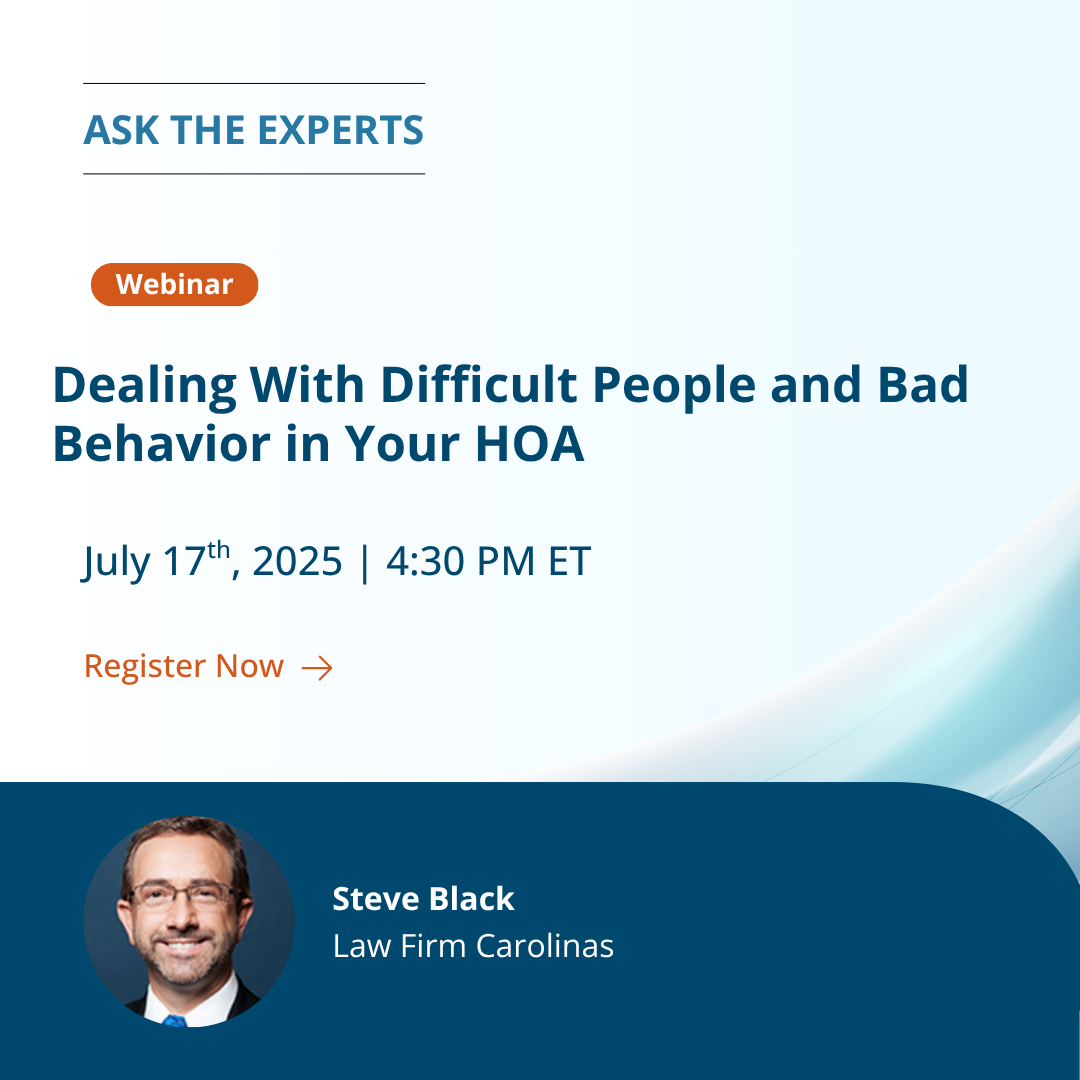 Dealing With Difficult People and Bad Behavior in Your HOA